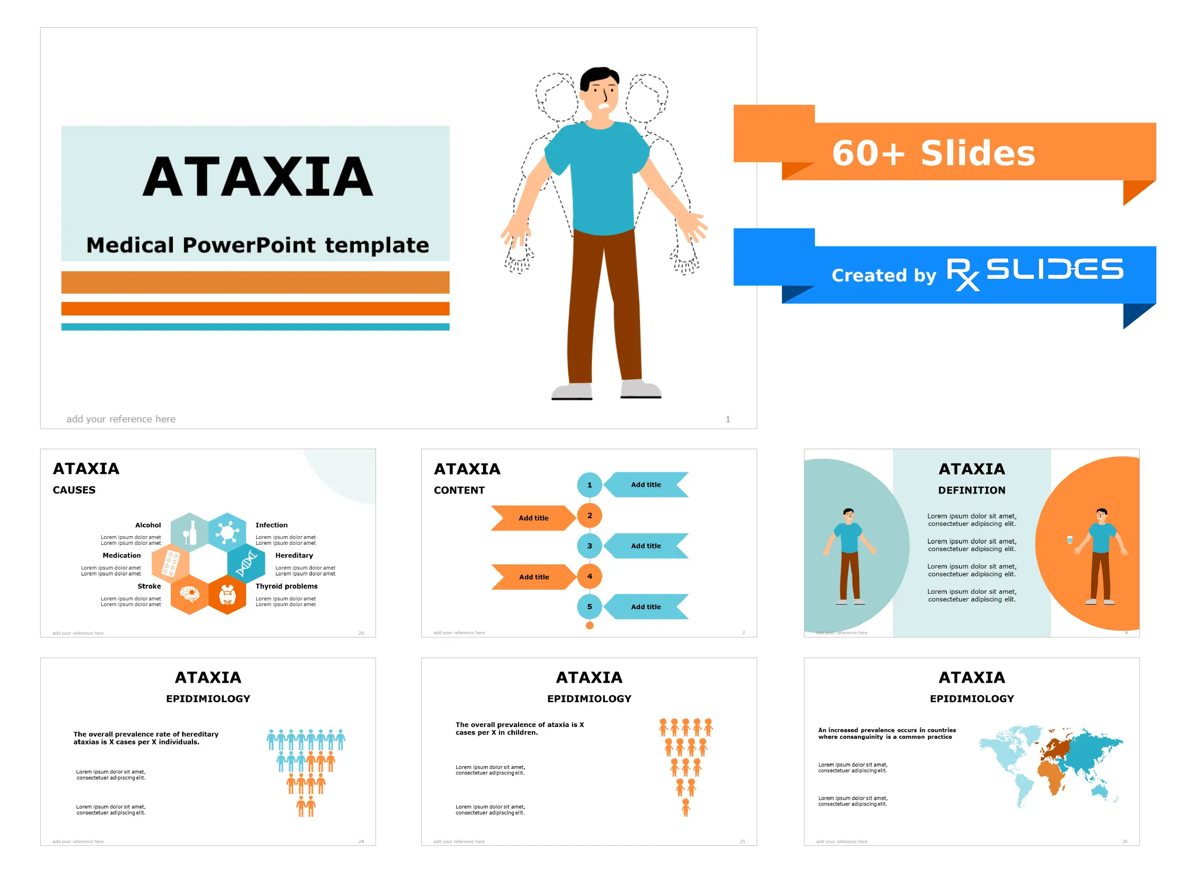 Download Ataxia PowerPoint Template| RxSlides